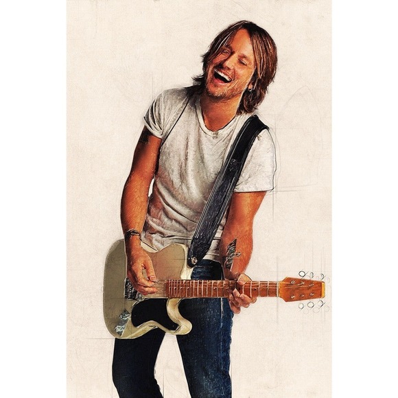 PosterGifts185 | Art | Keith Urban Country Music Singer Poster | Poshmark